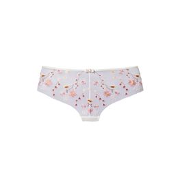 Lascana Damen Panty, Gr. 40, wei&szlig;, Spitze, Obermaterial: 90% Polyamid, 10% Elasthan, Unterhosen, mit h&uuml;bscher Bl&uuml;tenstickereispitze in transparenter