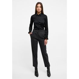 Eterna Damen Hemdbluse "FITTED"schwarz, Gr. 44, 95% cotton, 5% Elasthan, Blusen