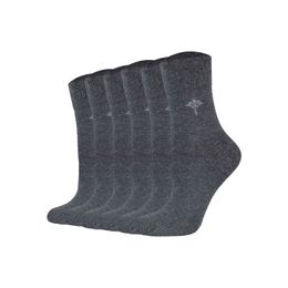 JOOP! JOOP Damen Kurzsocken "Socken Women for your daily glam cotton Socks 6p 6er Pack", Gr. 35, grau, Obermaterial: 88% Baumwolle CO. 9% Polyamid PA. 3%