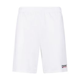 Karl Kani Herren Shorts "Karl Kani Herren Karl Kani Sports Shadow Stripe Shorts"wei&szlig;, Gr. L, 100% Polyester, Hosen