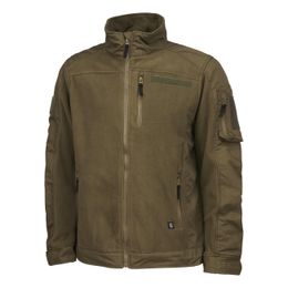 Brandit Herren Allwetterjacke "Brandit Herren Fleecejacket Ripstop"olive, Gr. S, unifarben, 100% Polyester, Jacken