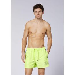 Badeshorts Chiemsee, Herren, Gr. L (52/54), sharp grün, 100% Polyester, Badehosen Badeshorts