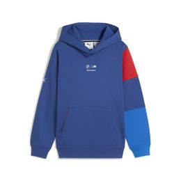 Puma Kinder Kapuzenpullover "BMW M Motorsport Kids Essentials Hoodie Jugendliche", blau, Gr. 116, unifarben, Obermaterial: 68% Baumwolle, 32%