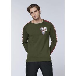 Chiemsee Herren Strickpulloverkombu gr&uuml;n, Gr. M, 70% Baumwolle, 30% Polyester, Pullover