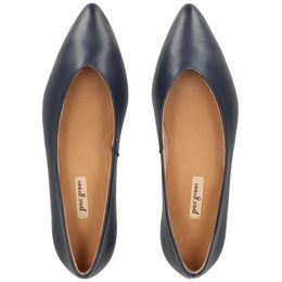 Paul Green Damen Ballerina "Paul Green Ballerinas Nappaleder", Gr. 36, blau, Nappaleder, Schuhe