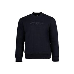 Armani Exchange Damen Sweatshirt "Sweatshirt SWEATSHIRT"dunkelblau, Gr. XXL, Obermaterial: 100% Baumwolle CO., Sweatshirts