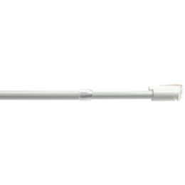 Scheibenstange Liedeco, &Oslash;:12mm, wei&szlig;, Kunststoff, Metall, Gardinenstangen