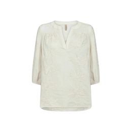 soyaconcept Damen Blusentop "Soya Concept Shirt SC-SILVA 1"1620 cream, Gr. L, Obermaterial: 100% Baumwolle, Blusen