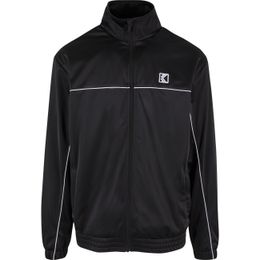 Karl Kani Herren Collegejacke "Karl Kani Karl Kani Og Trackjacket"schwarz, wei&szlig;, Gr. M, unifarben, 100% Polyester, Jacken