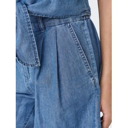 Only Damen Bermudas "ONLBEA HW LONG DNM SHORTS BJ", blau, Gr. XS, unifarben, Denim/Jeans, Obermaterial: 65% Baumwolle, 35% Lyocell, Hosen