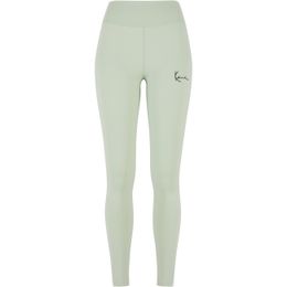Karl Kani Damen Leggings "Karl Kani Damen"light mint, Gr. XL, 77% Polyester, 23% Elasthan, Hosen