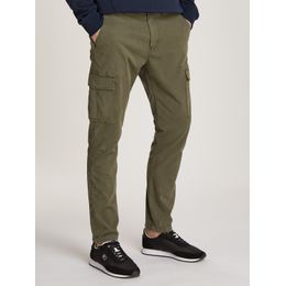 Tommy Jeans Herren Cargohose "TJM AUSTIN LIGHTWEIGHT CARGO", gr&uuml;n, Gr. 30, unifarben, Web, Obermaterial: 98% Baumwolle, 2% Elasthan, Hosen, mit