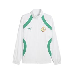 Puma Damen Trainingsjacke "Senegal 2025 Pre-match Gewebte Jacke Herren"wei&szlig; sport gr&uuml;n, Gr. XL, Obermaterial: 100% Polyester; Taschenfutter: 100%
