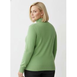 Casual Looks Damen Rollkragenpullover "Pullover", gr&uuml;n, Gr. 36, 100% Baumwolle, Pullover