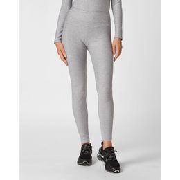 Plein Sport Damen Leggings "Glitter"70, silber, Gr. L, Obermaterial: 56% Polyester, 30% Viskose, 10% Metallisierte Faser, 4% Elasthan, Hosen