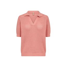 soyaconcept Damen Langarmhemd "Soya Concept Shirt SC-DENEFA 3"4635 peach pink, Gr. XL, Obermaterial: 100% Baumwolle, Hemden