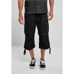 Brandit Damen Stoffhose "Brandit Herren Urban Legend Cargo 3/4 Shorts"schwarz, Gr. M, unifarben, 100% Baumwolle, Hosen