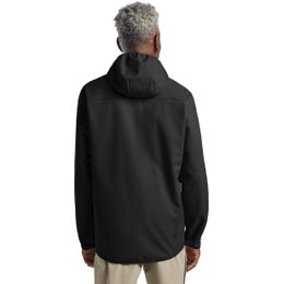 Jack Wolfskin Herren Softshelljacke "BORNBERG HOODY", schwarz, Gr. M, unifarben, Softshell, Obermaterial: 100% Polyester, Jacken, winddicht,
