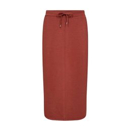 soyaconcept Damen Midirock "Soya Concept Skirt SC-BANU 250"4577 mineral rot, Gr. L, Obermaterial: 48% Modal, 48% Polyester, 4% Elasthan, Röcke