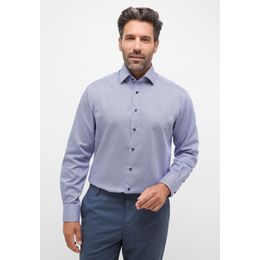 Eterna Herren Langarmhemd "MODERN FIT"blau, Gr. 46, Twill, 100% cotton, Hemden, NON IRON (b&uuml;gelfrei)