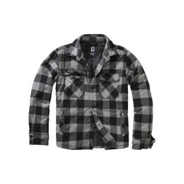 Brandit Damen Anorak "Brandit Herren Lumberjacket"schwarz, charcoal, Gr. L, kariert, 100% Baumwolle, Jacken