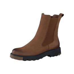 Paul Green Damen Stiefelette "Paul Green Stiefelette Nubukleder/Textil", Gr. 36, braun, Nubukleder, Textil, Schuhe