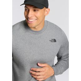 The North Face Herren Sweatshirt "M SIMPLE DOME CREW", grau, Gr. S, unifarben, Sweatware, Obermaterial: 74% Baumwolle, 26% Polyester, Sweatshirts