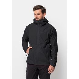 Jack Wolfskin Herren Softshelljacke "EMBERBERG 3L JKT M"phantom, Gr. S, OBERSTOFF 100% POLYESTER FUTTER 100% POLYESTER, Jacken