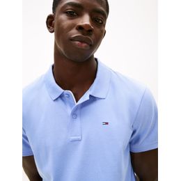 Tommy Jeans Herren Poloshirt "TJM SLIM PLACKET POLO EXT", blau, Gr. 4XL, Piqu&eacute;, Obermaterial: 100% Baumwolle, Shirts