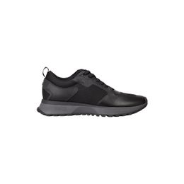 BOSS Herren Sneaker "Sneaker Jonah Runn meth", Gr. 44, schwarz, Obermaterial: 100% Polyester PES. Futter: 100% Polyester PES. 70% EVA EVA. 30% Gummi