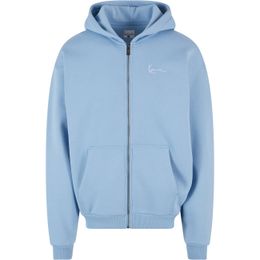 Karl Kani Damen Sweatjacke "Karl Kani Herren"light blau, Gr. XXL, unifarben, 80% Baumwolle, 20% Polyester, Sweatjacken