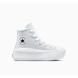 Converse M&auml;dchen Sneakerboots "CHUCK TAYLOR ALL STAR MOVE", Gr. 34, wei&szlig;, Textil, Schuhe, Winterschuhe, Schn&uuml;rboots, Sneaker, gef&uuml;ttert