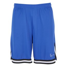 Karl Kani Damen Shorts "Karl Kani KK Small Signature Essential Mesh Shorts blue"blau, Gr. S, unifarben, 100% Polyester, Hosen