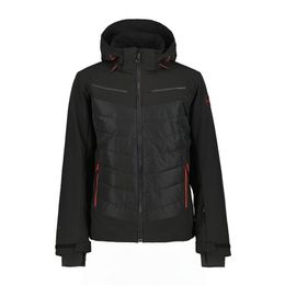 Icepeak Herren Softshelljacke "Icepeak FREMONT", schwarz, Gr. 58, Softshell, Obermaterial: 97% Polyester, 3% Elasthan, Jacken, mit dezenten