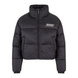 Karl Kani Damen Winterjacke "Karl Kani Karl Kani Sport Patch Crop Puffer Jacket", schwarz, Gr. M, mehrfarbig, 100% Polyamid, Jacken