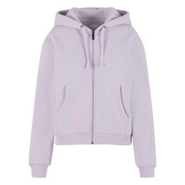 Karl Kani Damen Sweatjacke "Karl Kani KK Chest Signature Essential Zip Hoodie"lila, Gr. XL, 65% Baumwolle, 35% Polyester, Sweatjacken