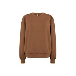 soyaconcept Damen Strickpullover "Soya Concept Sweater SC_BANU"8710 toffee, Gr. XL, Obermaterial: 48% Modal, 48% Polyester, 4% Elasthan, Pullover