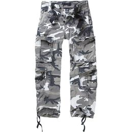 Brandit Herren Cargohose "Brandit Herren Vintage Cargo Pants"snowcamouflage, Gr. XXL, 100% Baumwolle, Hosen
