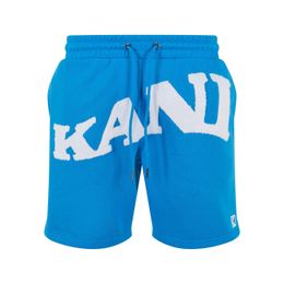 Jogginghose Karl Kani "Karl Kani Herren Wavy Retro Sweatpants", Herren, Gr. L, US-Gr&ouml;&szlig;en, aqua, 80% Baumwolle, 20% Polyester, normal, Hosen Jogginghose