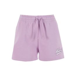 Karl Kani Damen Shorts "Karl Kani Varsity Mini Shorts"violet, Gr. XL, 80% Baumwolle, 20% Polyester, Hosen