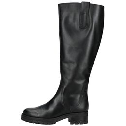 Gabor COMFORT Damen Stiefel "Gabor Comfort Stiefel Leder", Gr. 39, schwarz, Leder, Schuhe