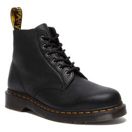 Dr. Martens Herren Schnürboots "101", Gr. 46, schwarz, Leder, Schuhe, Stiefel, Boots mit Blockabsatz