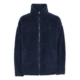 oxmo Damen Fleecejacke "Fleecejacke OXTovine", blau, Gr. M, Obermaterial: 100% Polyester PES., Jacken