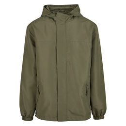 Windbreaker Brandit "Brandit Brandit Men Light Windbreaker Frontzip", Herren, Gr. M, olive, 100% Polyester, unifarben, normal, ohne Ausschnitt, Jacken Windbreaker
