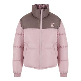 Karl Kani Damen Winterjacke "Karl Kani Karl Kani OG Reversible Puffer Jacket"rose, taupe, Gr. L, mehrfarbig, 100% Polyester, Jacken