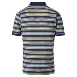 Casamoda Herren Poloshirt "Casamoda Polo-Shirt gestreift", blau, Gr. L, 50% Baumwolle, 50% Polyester, Shirts