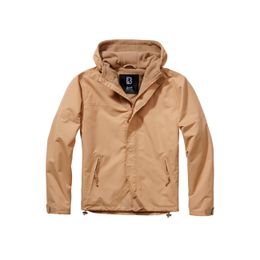 Brandit Herren Allwetterjacke "Brandit Herren Windbreaker Frontzip"camel, Gr. XL, unifarben, 100% Polyester, Jacken