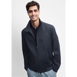 Cinque Herren Outdoorjacke "CIMADOX", blau, Gr. XXL, unifarben, Web, Obermaterial: 97% Baumwolle, 3% Elasthan, Jacken, mit Stehkragen