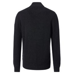 Casamoda Herren Strickjacke "Casamoda Strickjacke uni"grauschwarz, Gr. M, 70% Baumwolle, 30% Polyacryl, Strickjacken