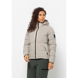 Jack Wolfskin Damen Daunenjacke "WANDERMOOD DOWN JKT W"dusty, grau, Gr. XL, OBERSTOFF 100% POLYAMID FUTTER 100% POLYESTER 1. F&Uuml;LLUNG 90% ENTENDAUNEN,